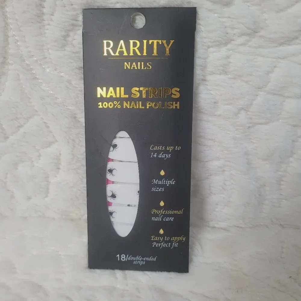 Unbranded | Makeup | Rarity Nails Nail Strips 8 Pack Arachnophobia ...